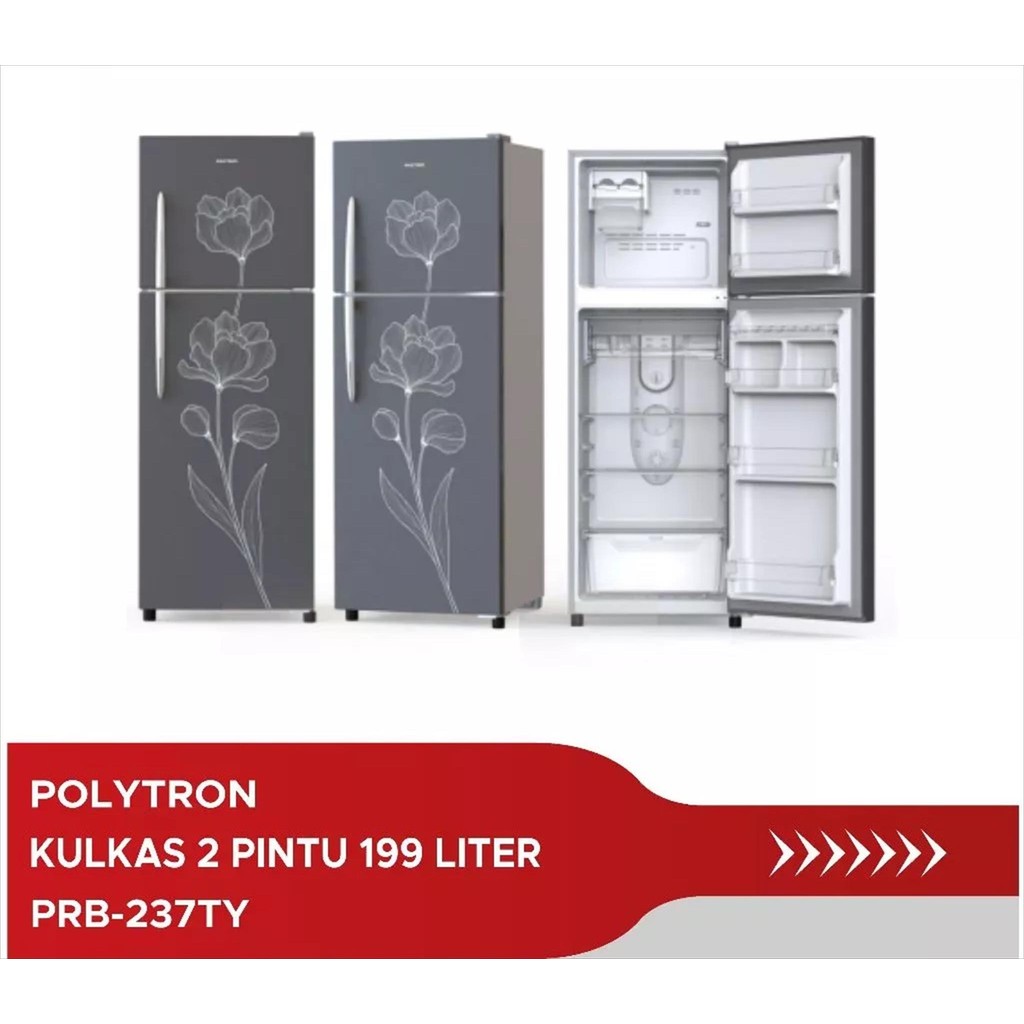 Jual KULKAS POLYTRON 2 PINTU PRB-237-TY | Shopee Indonesia