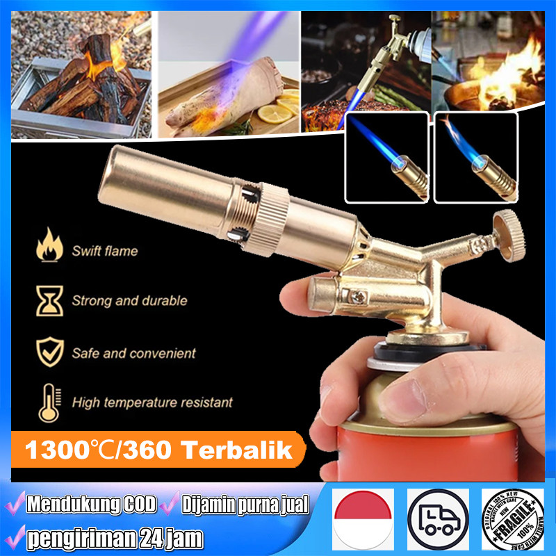 Jual Kepala Gas Blowtorch Bahan Full Kuningan Anti Karat Las Api Bakar ...