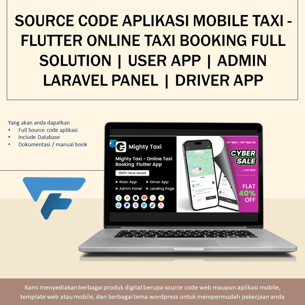 Jual SOURCE CODE APLIKASI MOBILE TAXI - FLUTTER ONLINE TAXI BOOKING FULL SOLUTION | USER APP ...
