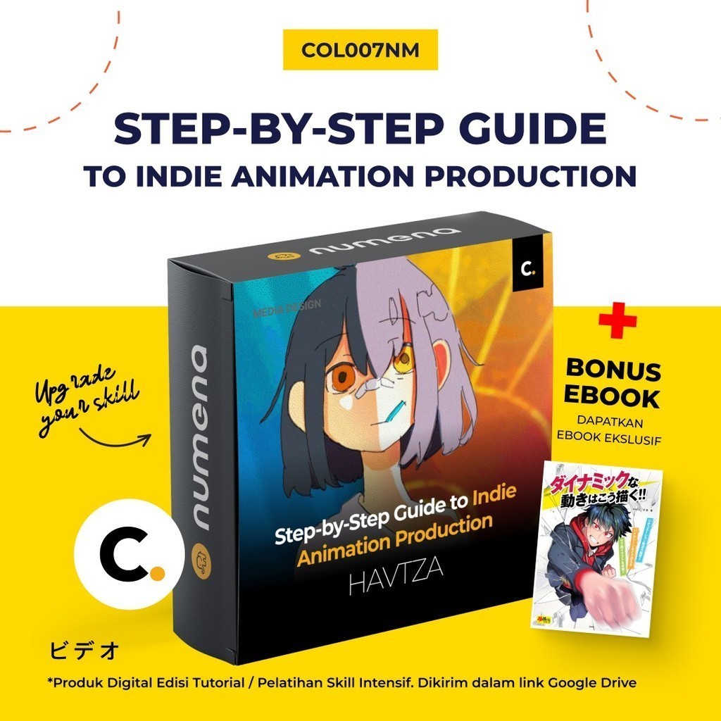 Jual Ecourse Tutorial Lengkap Step by Step Produksi Animasi Indie ...