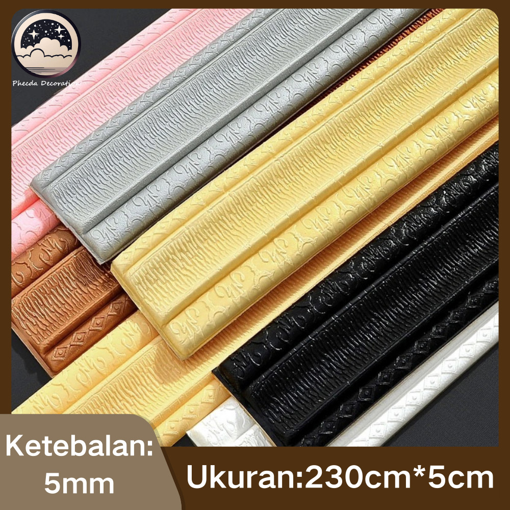 Jual WALLPAPER LIST FOAM STIKER DINDING / WALL BORDER LIST (LEBAR 5 CM ...