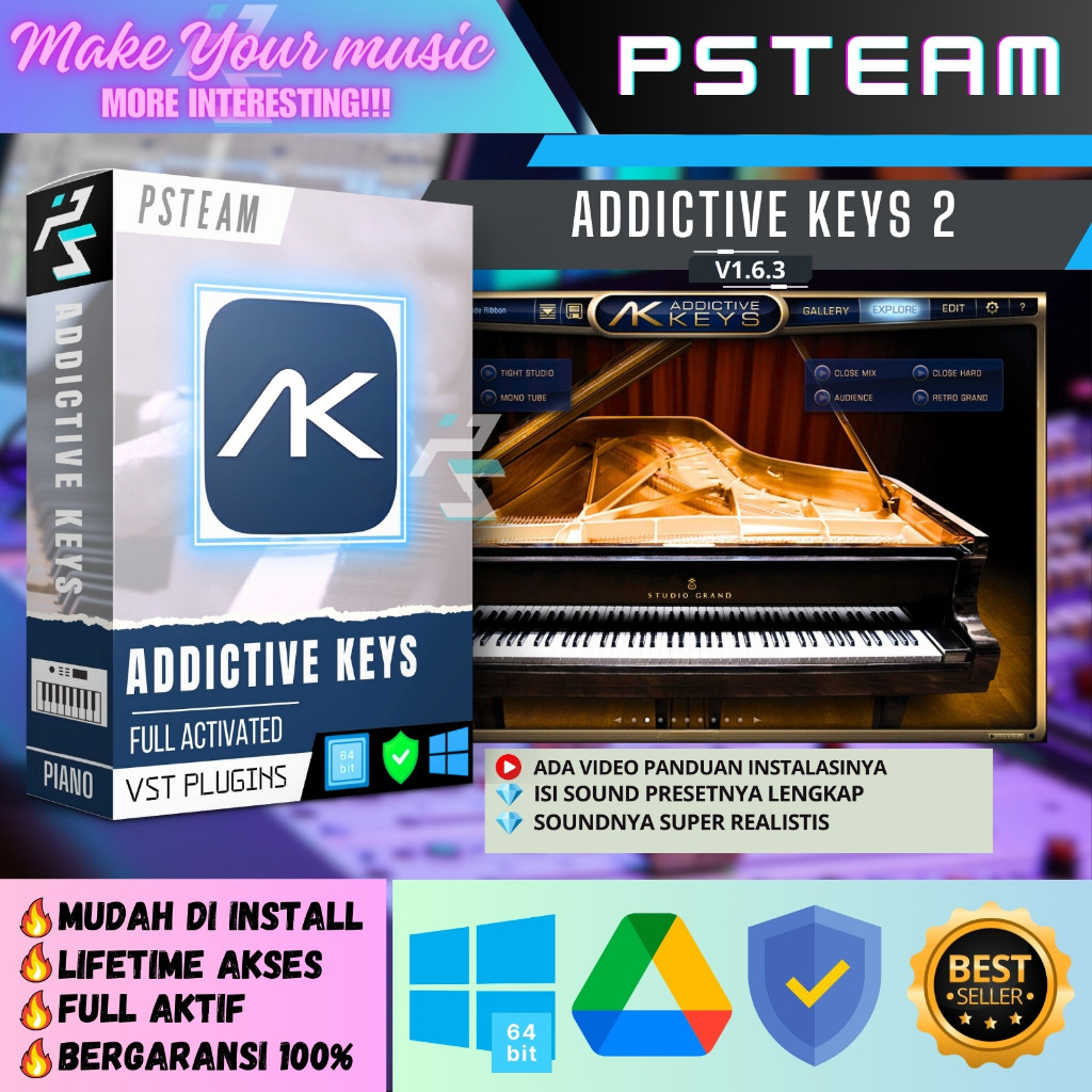 Jual ADDICTIVE KEYS COMPLETE EDITION v1.6.3.2 [ FULL VERSION | FULL ...
