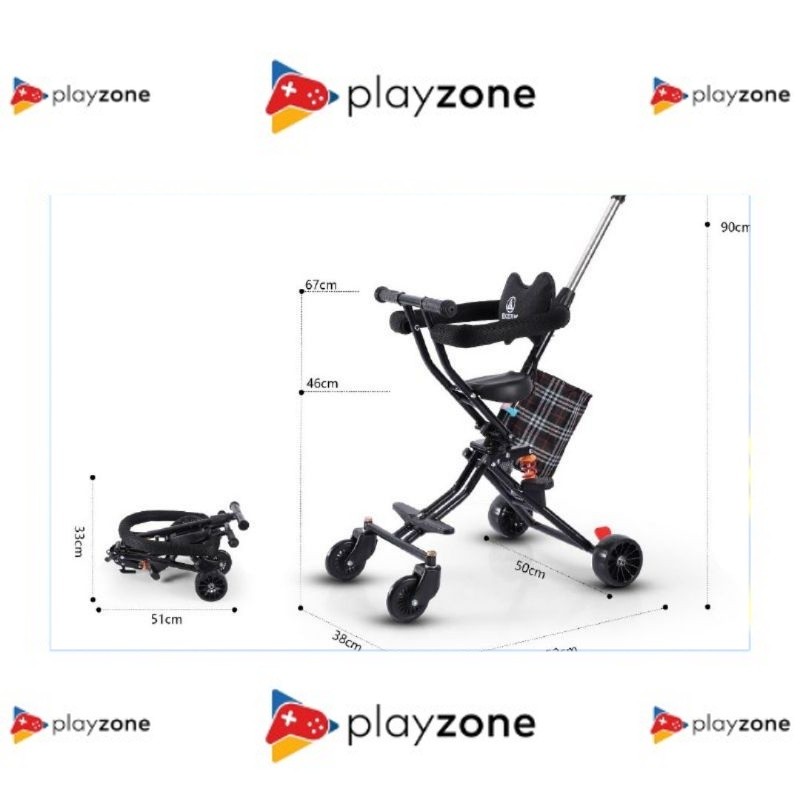 Jual Magic Stroller Exotic LW-002 kabin cara buka lihat vidio penting ...