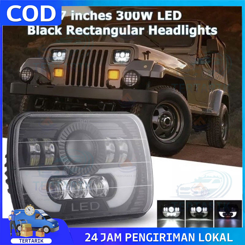 Jual Lampu Led Depan Variasi Kotak LED 7x5 Inch Ori Import Dus Hitam ...