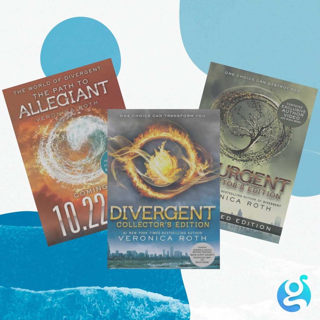 Jual (English) Divergent Trilogy Books Series Veronica Roth (Divergent ...