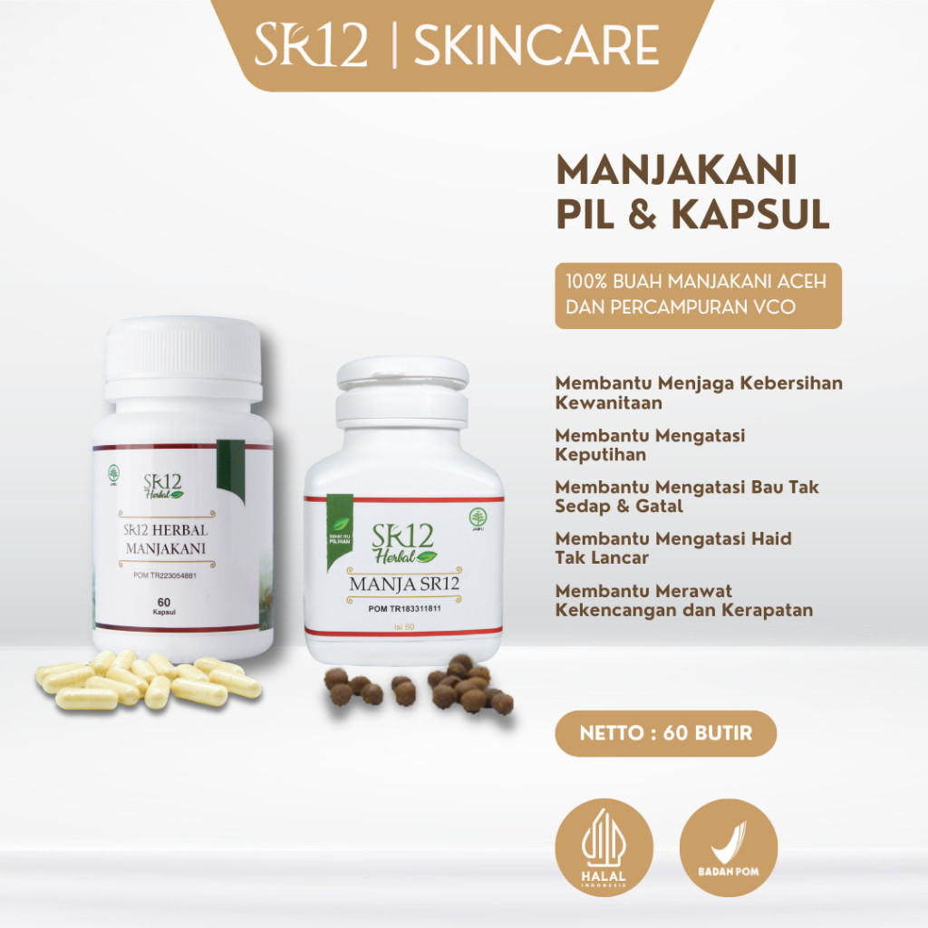 Jual Manjakani SR12 Herbal Manja Pil & Kapsul Mengatasi Masalah ...