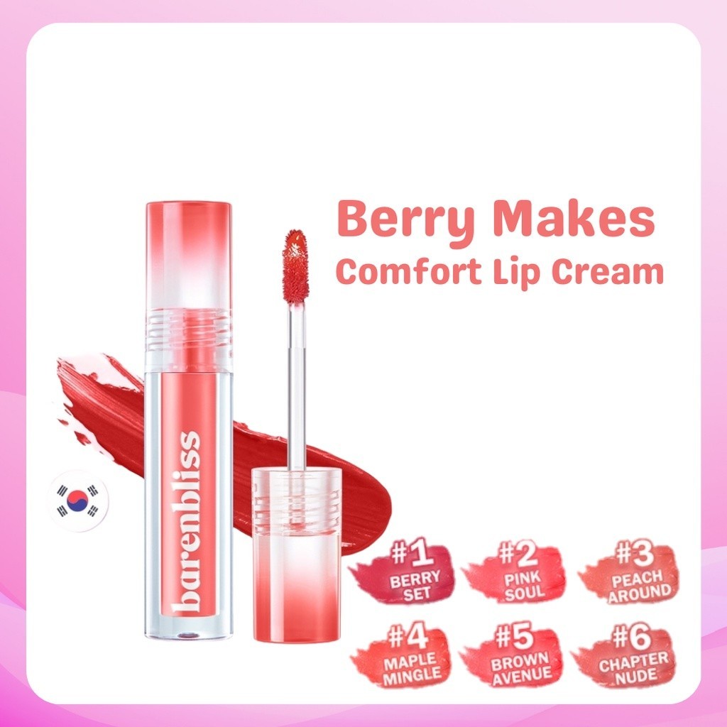 Jual BNB Barenbliss Berry Makes Comfort Lip Matte | Lip Tint | Lip Velvet | Shopee Indonesia