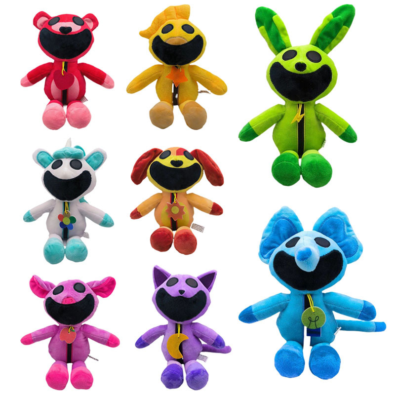 Jual 30cm Smiling Critters Plush Toy Smiling Critters Catnap Catnat ...