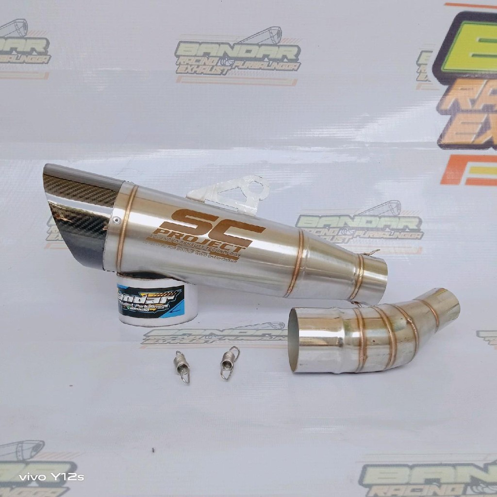 Jual Knalpot SC Project untuk Ninja 250fi/Karbu/Mono Full System Slip ...