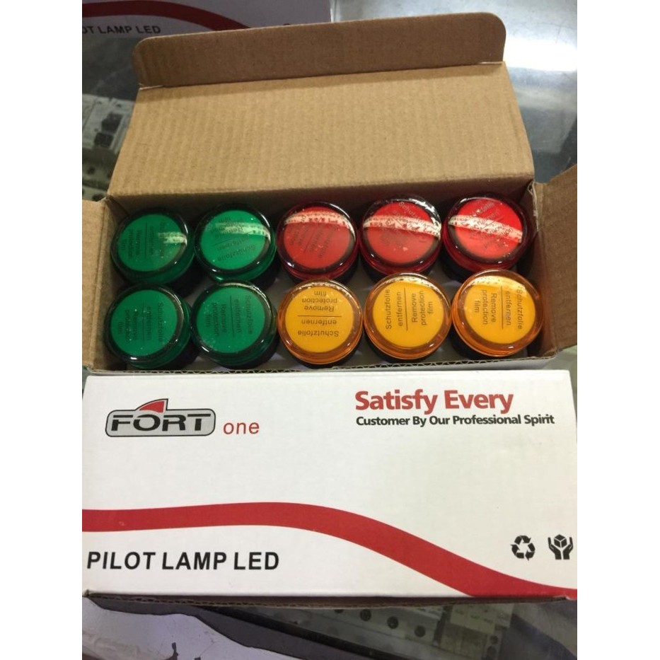 Jual Pilot Lamp LED 22mm Merah Kuning Hijau | Shopee Indonesia
