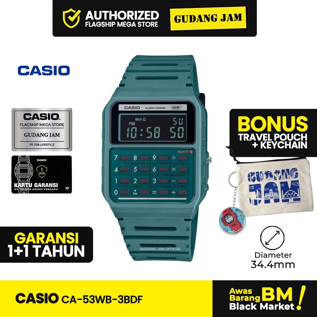 Jual Casio Pria Wanita CA-53WB-3BDF CA-53WB-3B CA-53WB CA53WB CA 53WB Digital | Shopee Indonesia
