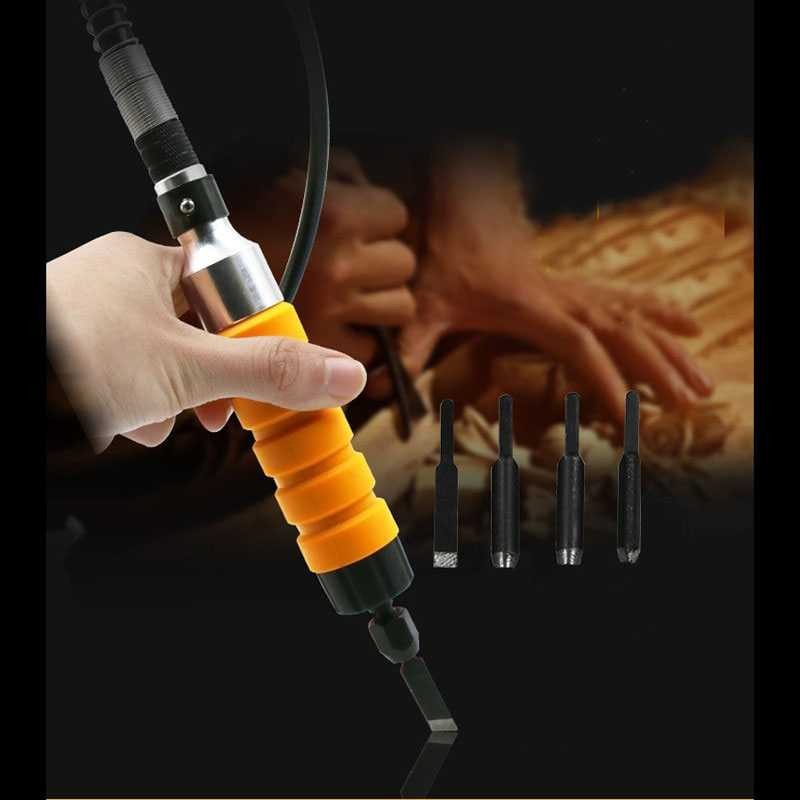 Jual VamsLuna Alat Ukir Kayu Electric Chisel Wood Carving Tool Set ...