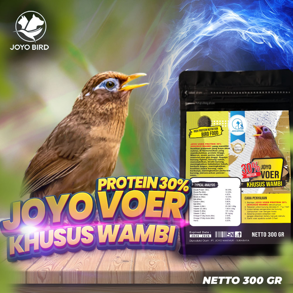 Jual MAKANAN BURUNG WAMBIE | VOER BURUNG WAMBIE | VOER HARIAN | VOER ...