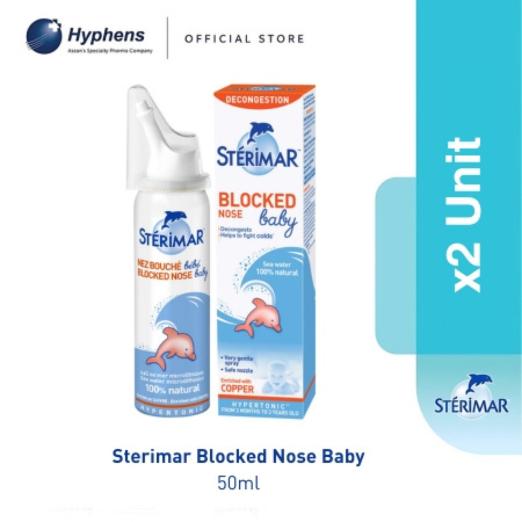 Jual Sterimar Blocked Nose Baby 50ml x 2 Unit | Shopee Indonesia