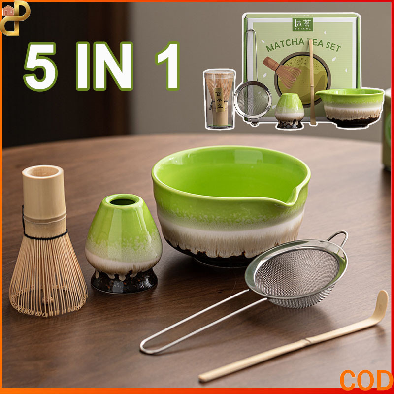 Jual 5 in1 Mangkuk Matcha Keramik Alat Matcha Making Set Powder Chasen ...