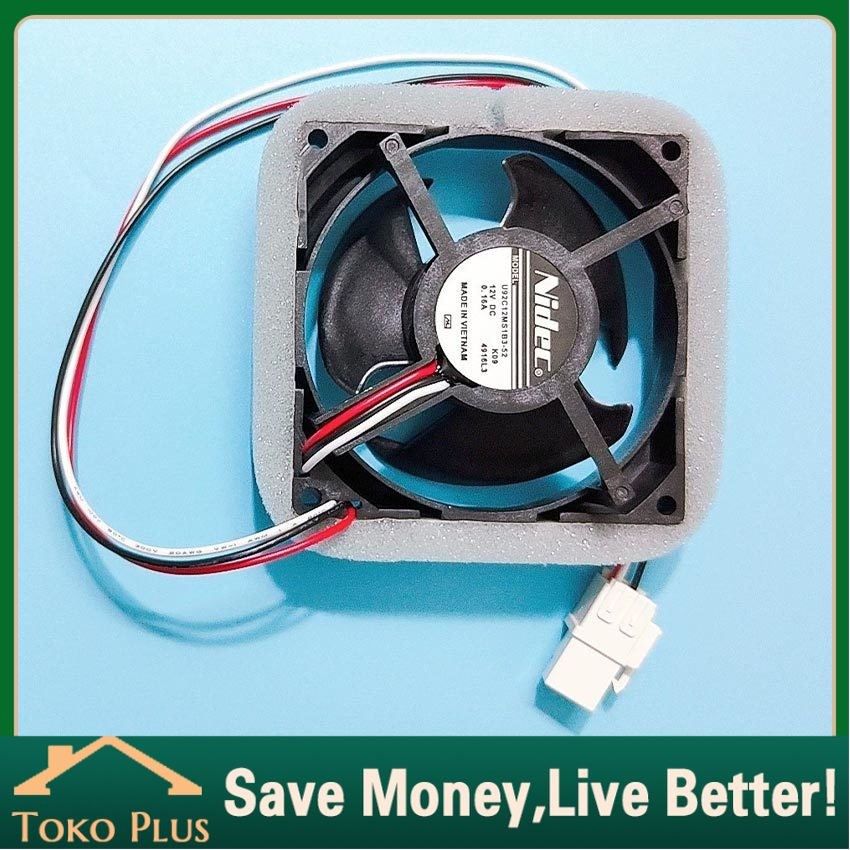 Jual Fan motor Kipas kulkas Fan DC 12V 1/2 pintu Universal Compatible ...