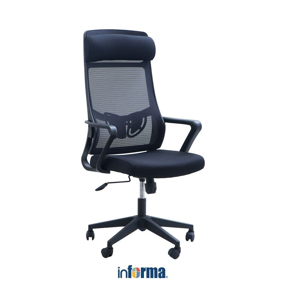 Jual Informa Zilton Kursi Kantor Sandaran Tinggi - Hitam Tempat Duduk ...