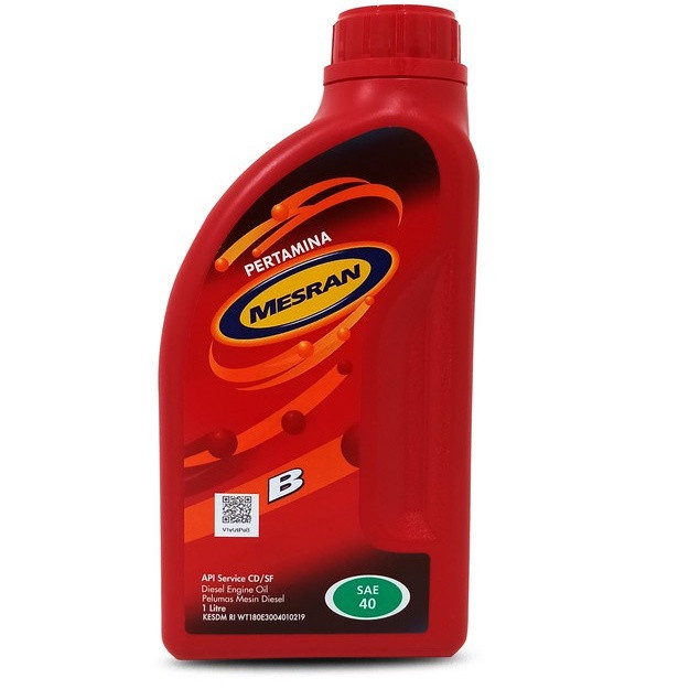 Jual Oli Mesran B40 B 40 1 Liter Oli Pertamina Mesran Super B40 1 Lt ...
