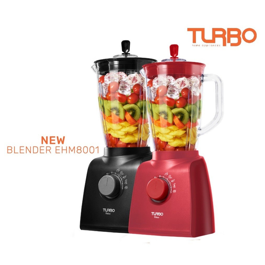 Jual Blender TURBO Veloce EHM 8001 Jar Plastik 2 Liter EHM8001 Mesin ...