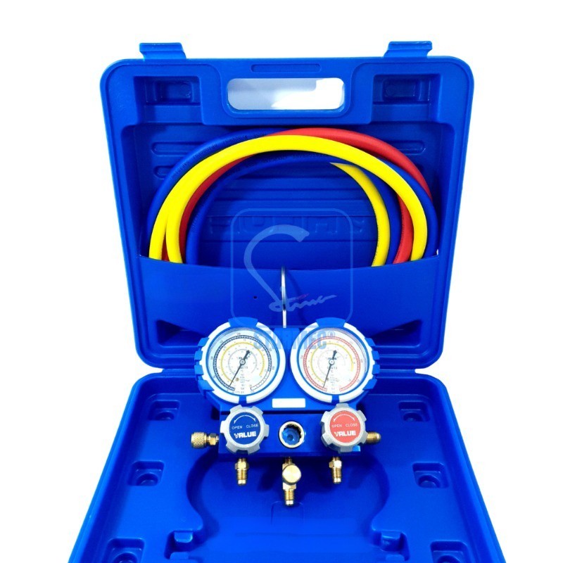 Jual Manifold AC Value R22 Double Gauge Box VMG-2-R22-B | Shopee Indonesia
