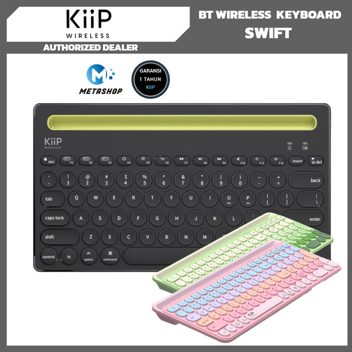 Jual KiiP Swift Keyboard Dual Mode Wireless 2.4ghz And Bluetooth 5.0 ...