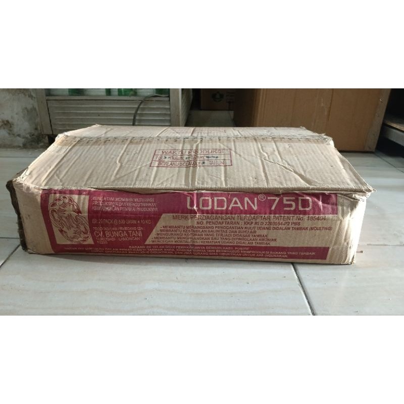 Jual LODAN penambah produksi ikan dan udang 1 box isi 20 pcs kemasan ...
