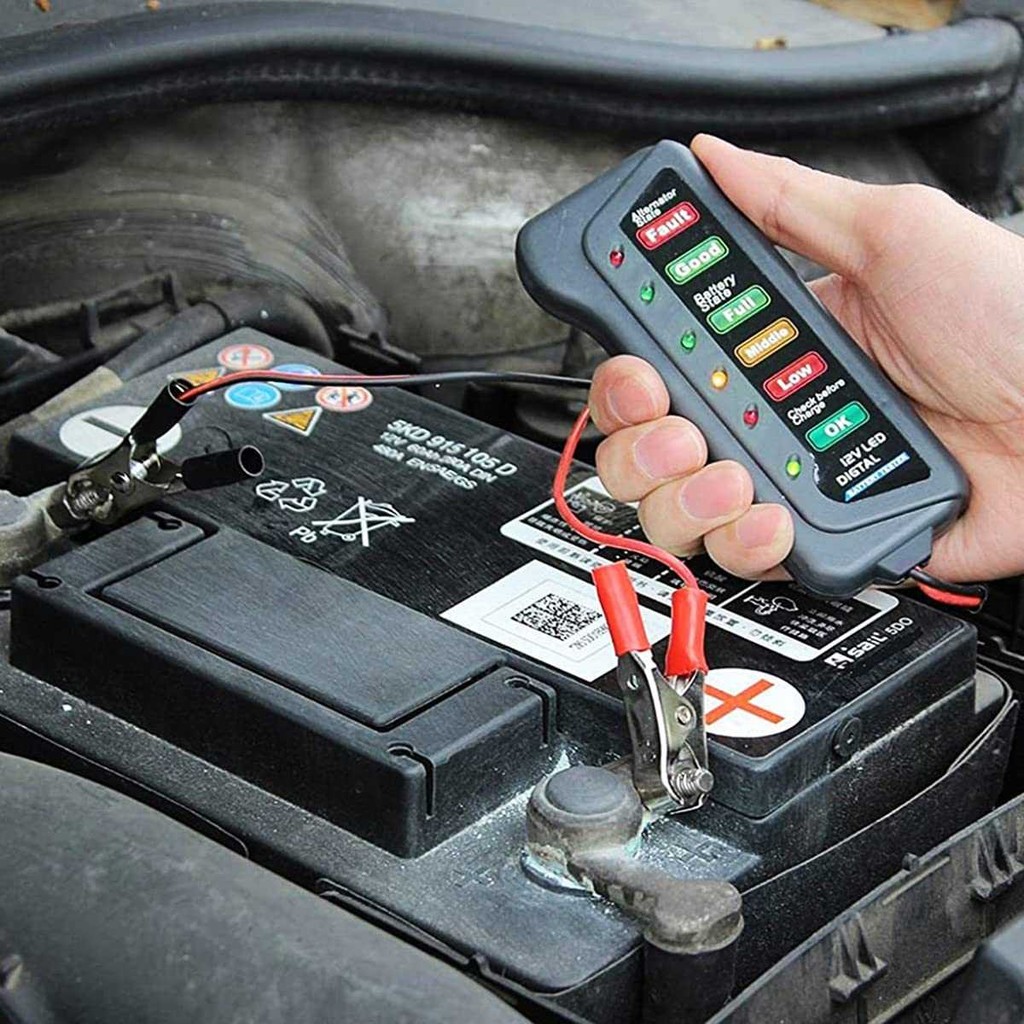 Jual COD Alat Tester Cek Pendeteksi Baterai Elektronik Mobil Motor ...