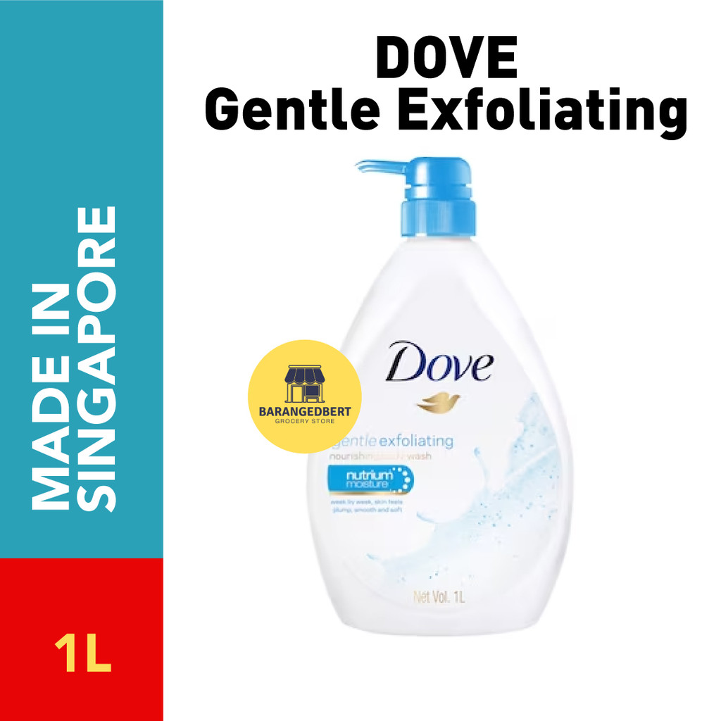 Jual Sabun Mandi Dove Gentle Exfoliating Body Wash Singapore IMPORT (1L ...