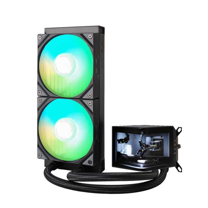 Jual TRYX CPU AIO COOLER PANORAMA ARGB 240 (240MM RADIATOR + 2X 120MM ...
