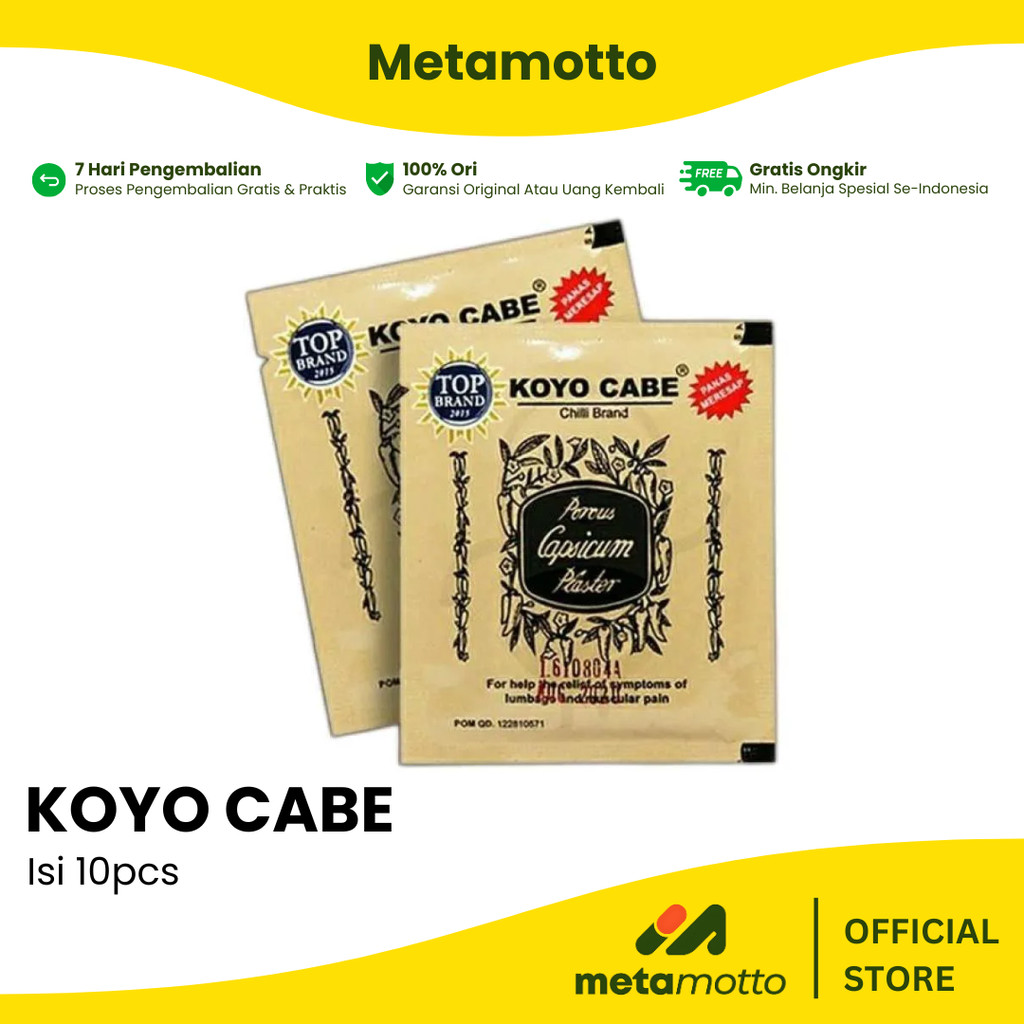 Jual Koyo Cabe Sachet Isi 10 Pcs - Metamotto | Shopee Indonesia