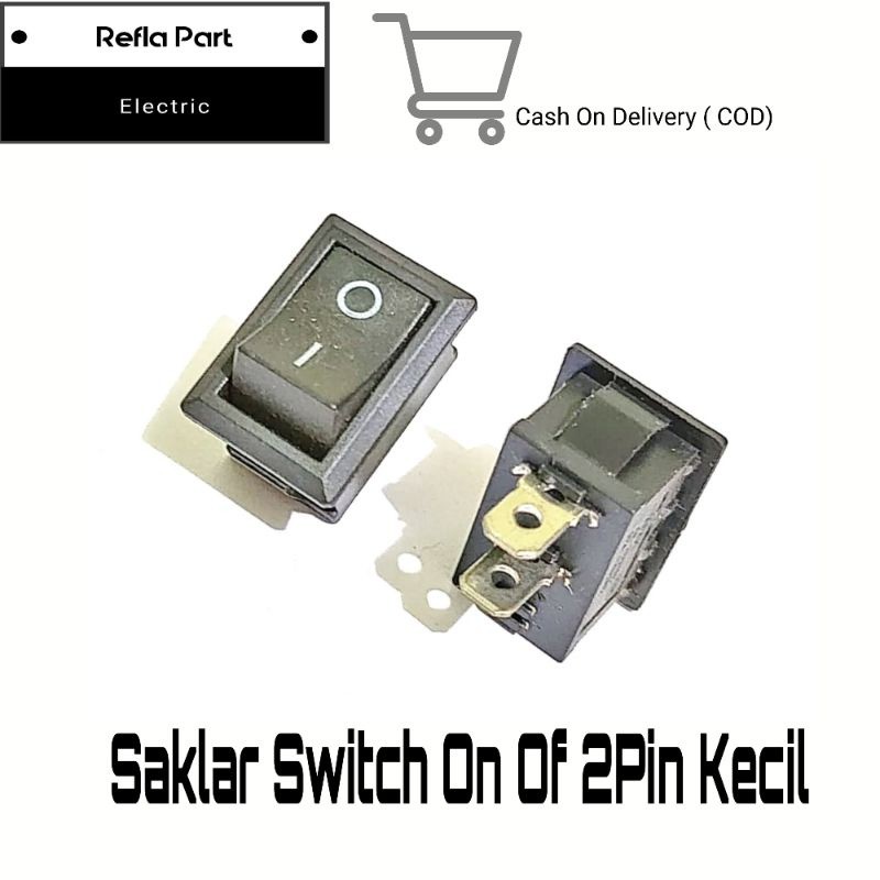 Jual saklar switch on of 2 pin kecil / rocker switch kecil | Shopee ...