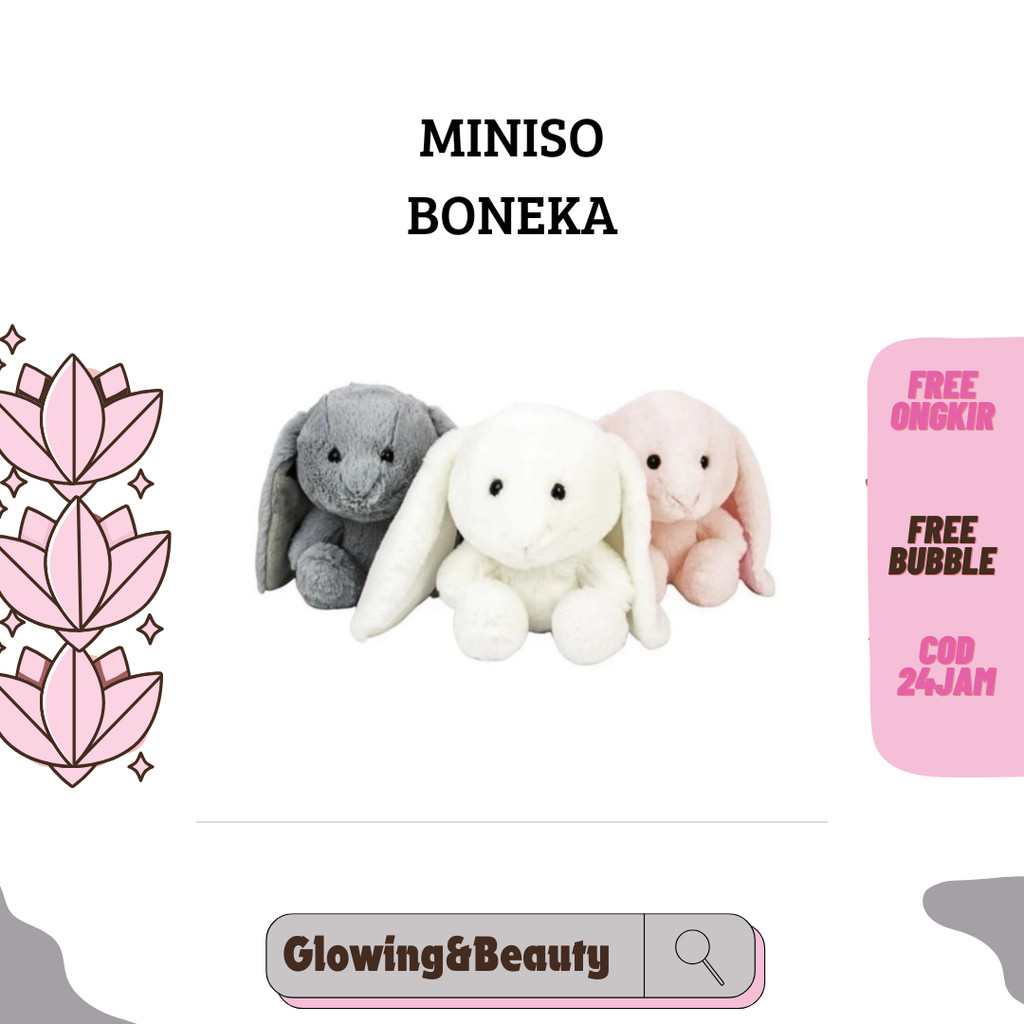 Jual MINISO LONG EARS RABBIT PLUSH TOYS | Shopee Indonesia
