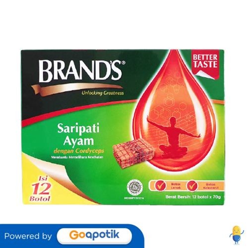 Jual Brand'S Saripati Ayam Cordyceps 70 Gram Box 12 Botol | Shopee ...
