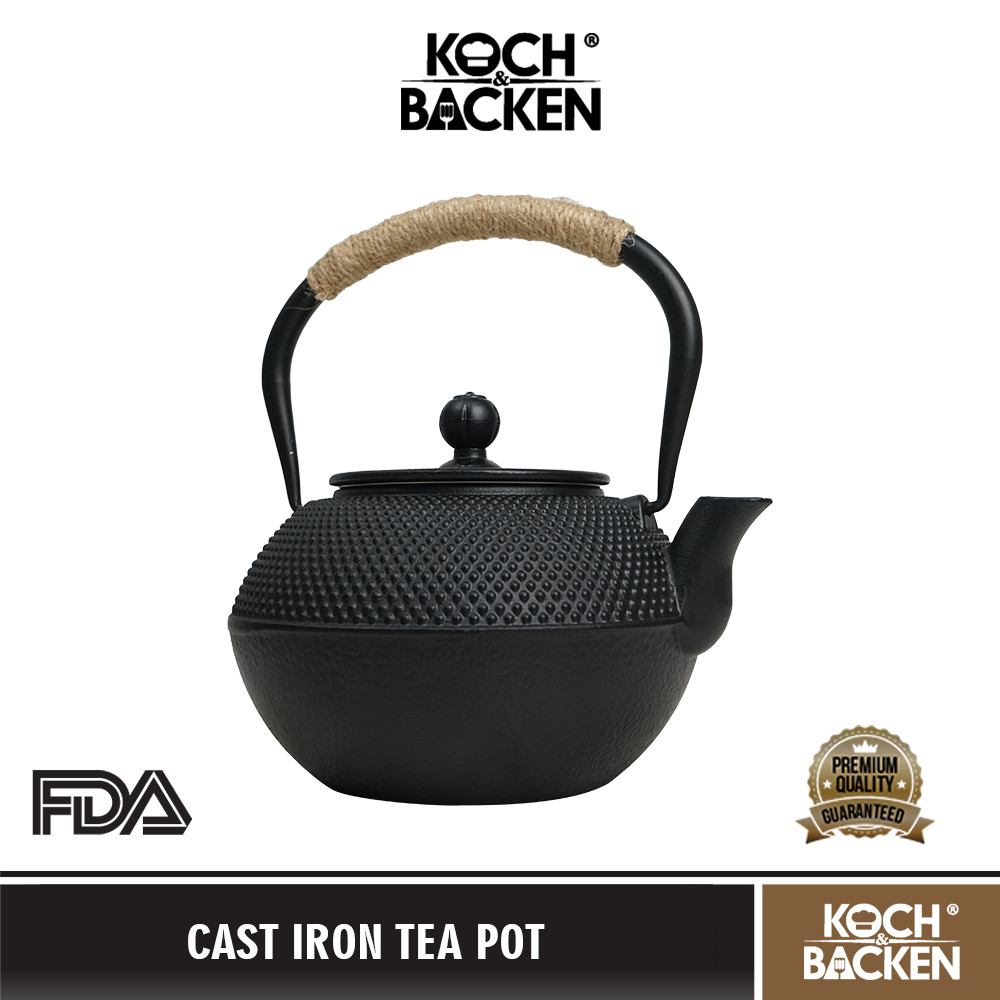 Jual KOCH&BACKEN Cast Iron Tea Pot Arale Motif - Teko Teh Besi Murni ...