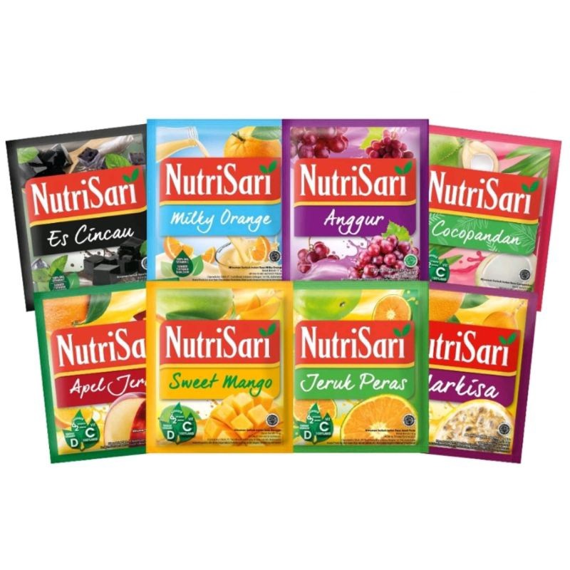 Jual NUTRISARI TERSEDIA BANYAK VARIAN RASA (1 RENCENG ISI 10) - PEMANIS ...