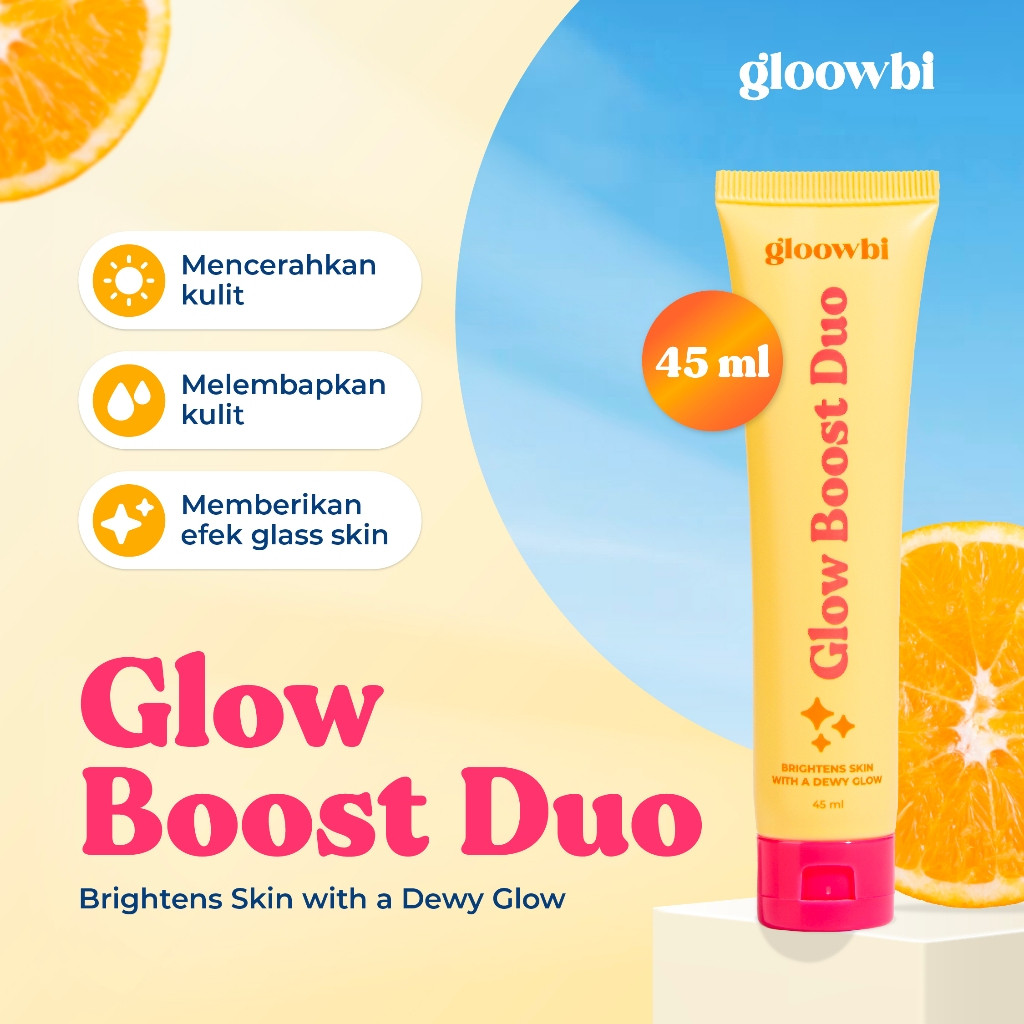 Jual GLOOWBI Glow Boost Duo Moisturizer 45 ml | Shopee Indonesia