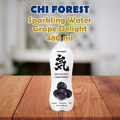 Jual Chi Forest Sparkling Water Grape Delight 480 ML | Shopee Indonesia