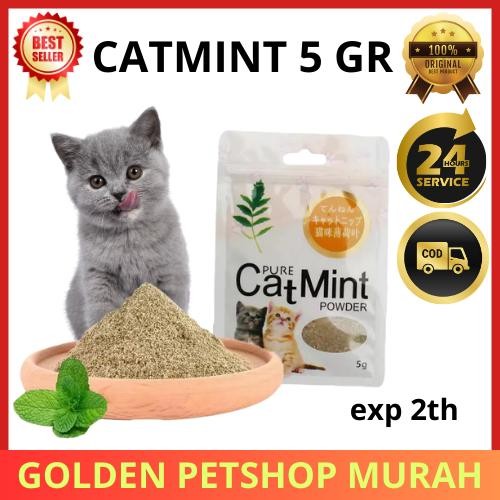 Jual GOLDEN PM Catnip Cat Mint 100% PURE NATUAL CATMINT POWDER - Mening katkan makan dan ...