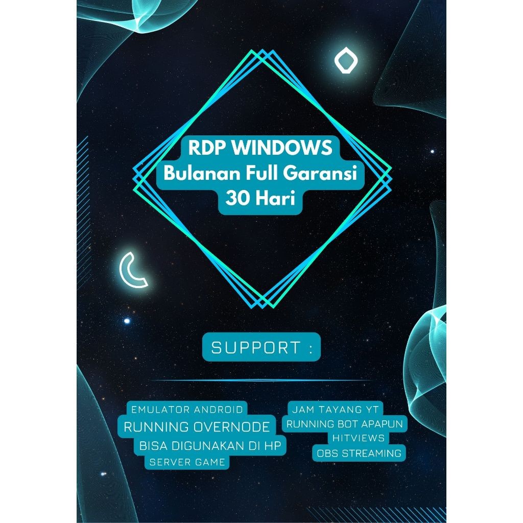 Jual RDP Windows Bulanan Full Garansi 30 Hari ( Support Overnode ) | Shopee Indonesia