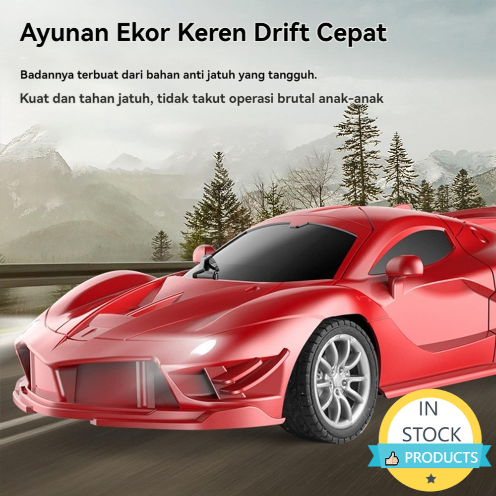 Jual IN STOCK Mobil Remote Control RC SuperCar Racing 1:18 LED Light ...