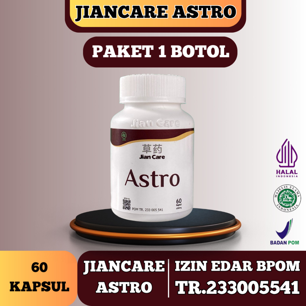 Jual JIANCARE ASTRO - Obat Herbal BPOM Untuk Stroke & Hipertensi 100% ...