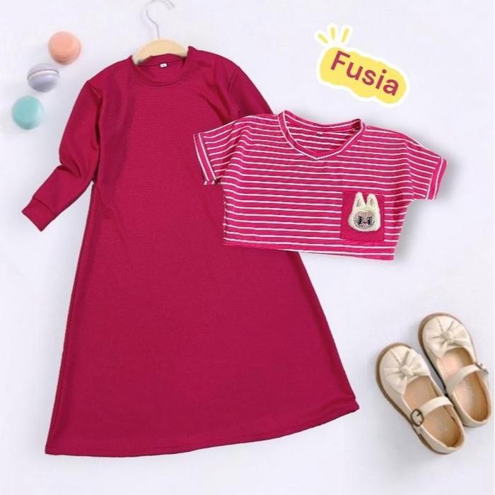 Jual Gamis Rompi Anak Perempuan Karakter Kartun Viral Syari Muslim ...