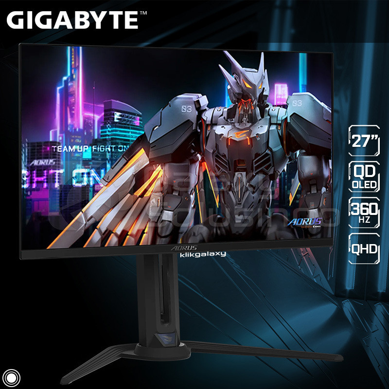 Jual Gigabyte AORUS FO27Q3 27 Inch QD OLED 360Hz QHD Gaming Monitor ...