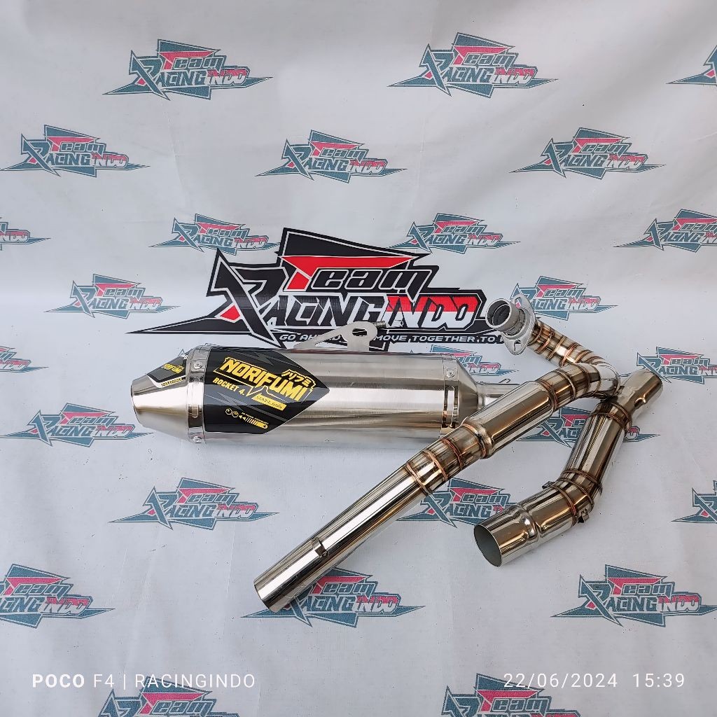 Jual Ready pipe canister Norifumi Rocket 4 ท่อไอเสียมอเตอร์ for honda ...