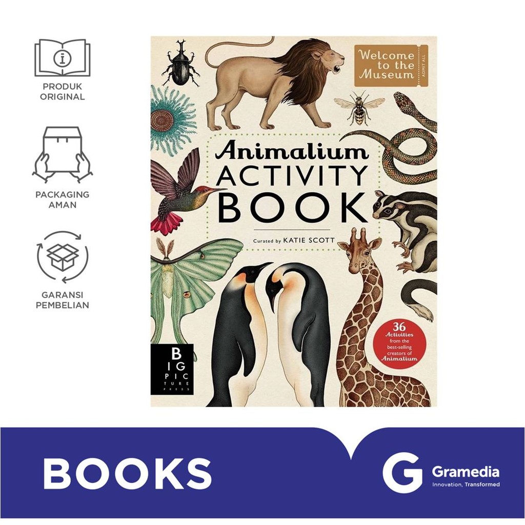 Jual Animalium Activity Book (Katie Scott) | Shopee Indonesia