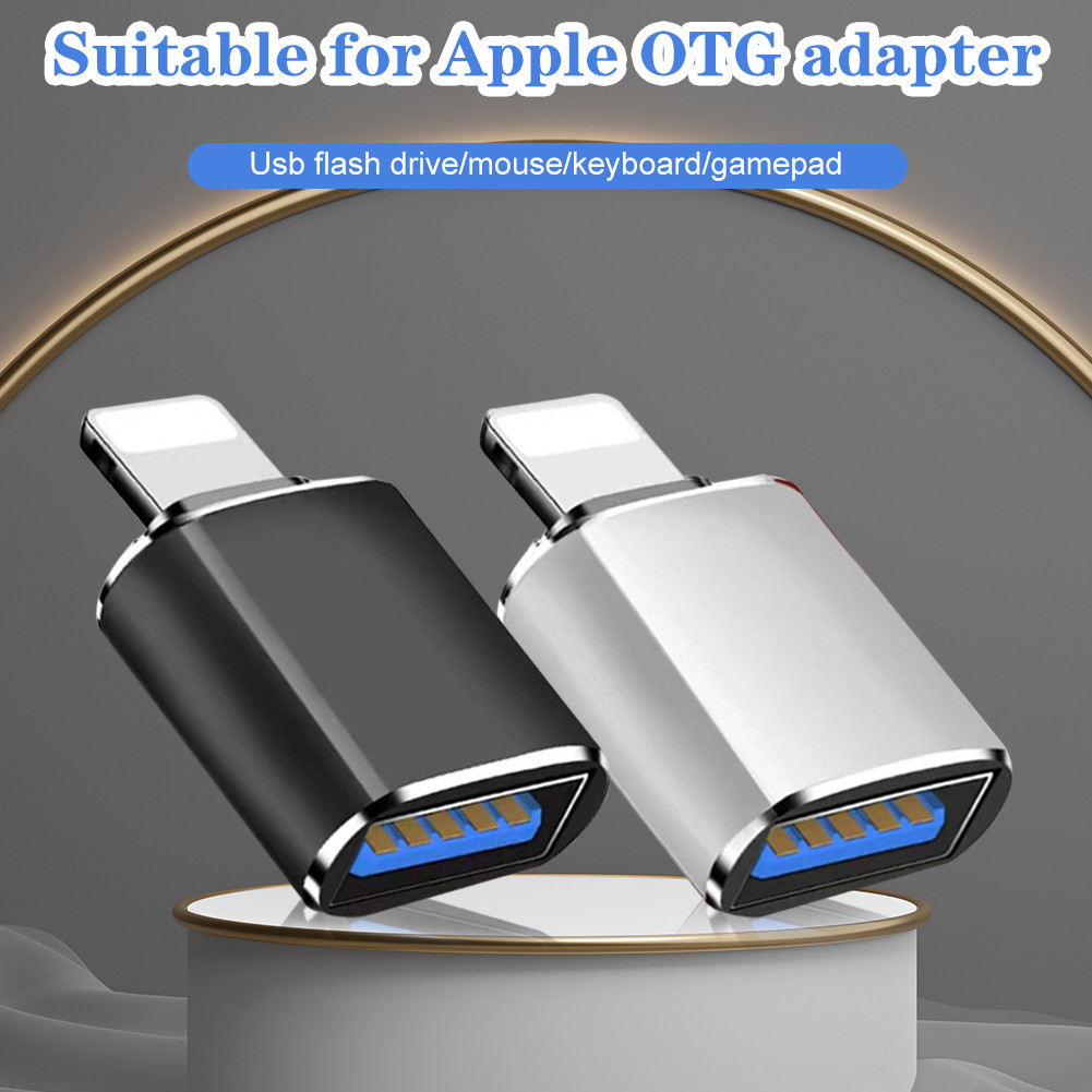 Jual COD OTG iPhone Lightning To USB 3.0 Converter Adapter Transfer Connector Keyboard Flash ...