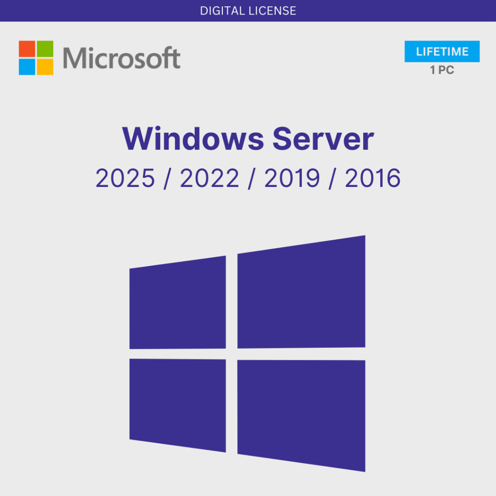 Jual Windows Server 2025 | 2022 | 2019 | 2016 Original License Lisensi Key | Shopee Indonesia