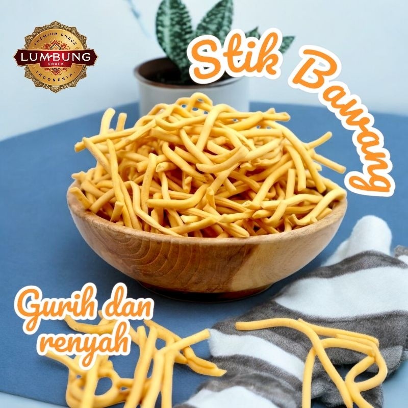 Jual Camilan Snack Stick Bawang Gurih Renyah 250G Bikin Nagih | Shopee ...