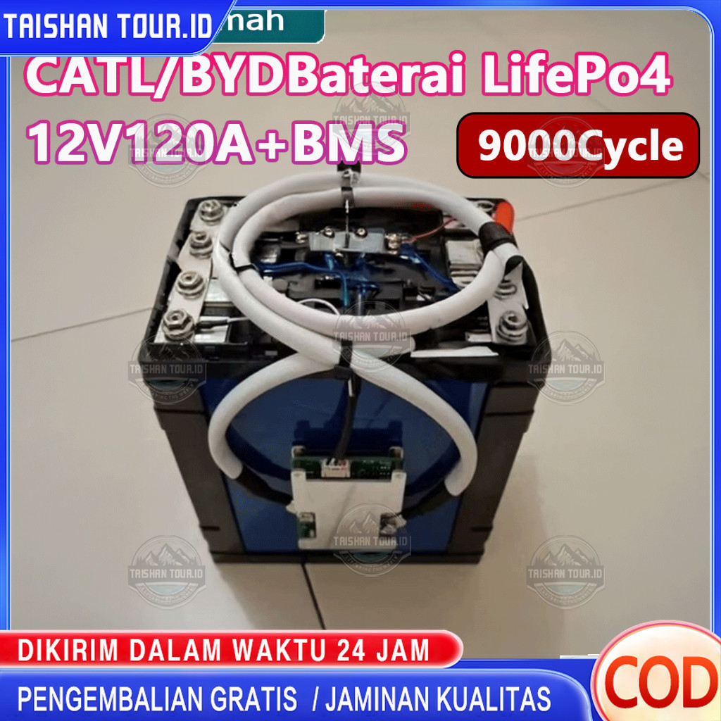 Jual [COD]WATERPROOF 12V Lifepo4 Baterai CATL/BYD 120AH UPS BMS【CATL/BYD】Lifepo4 Baterai 120AH ...