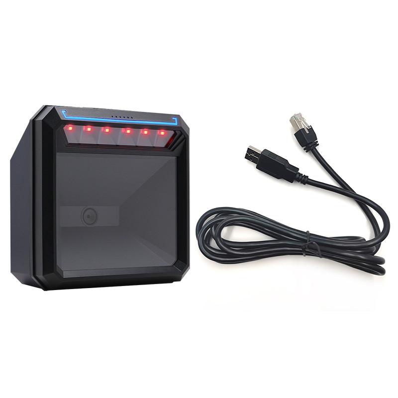 Jual Handsfree 2D 1D Barcode Scanner QR Omnidirectional Desktop BarCode ...